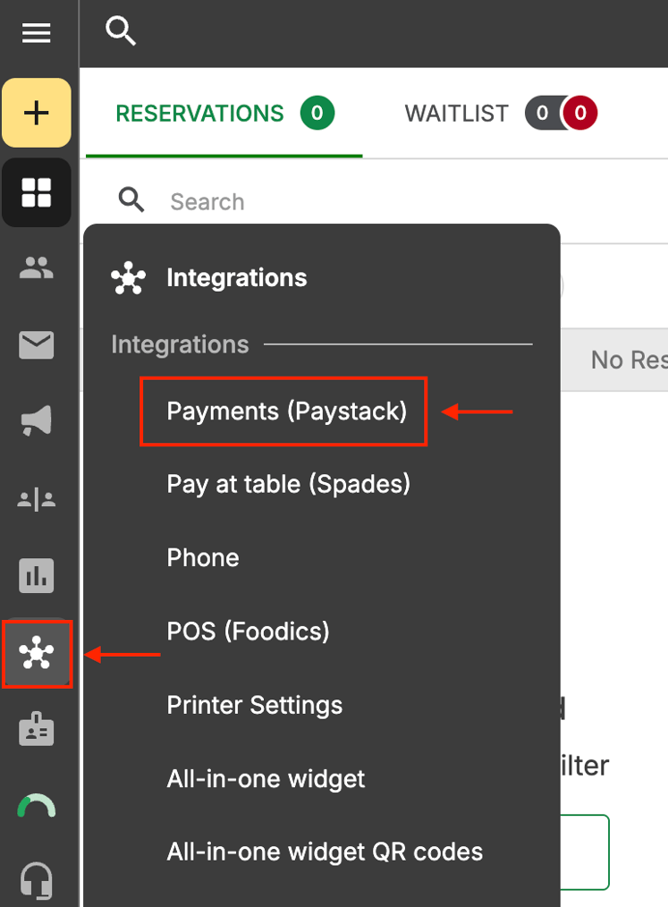 How to connect your Paystack account to Eat App?